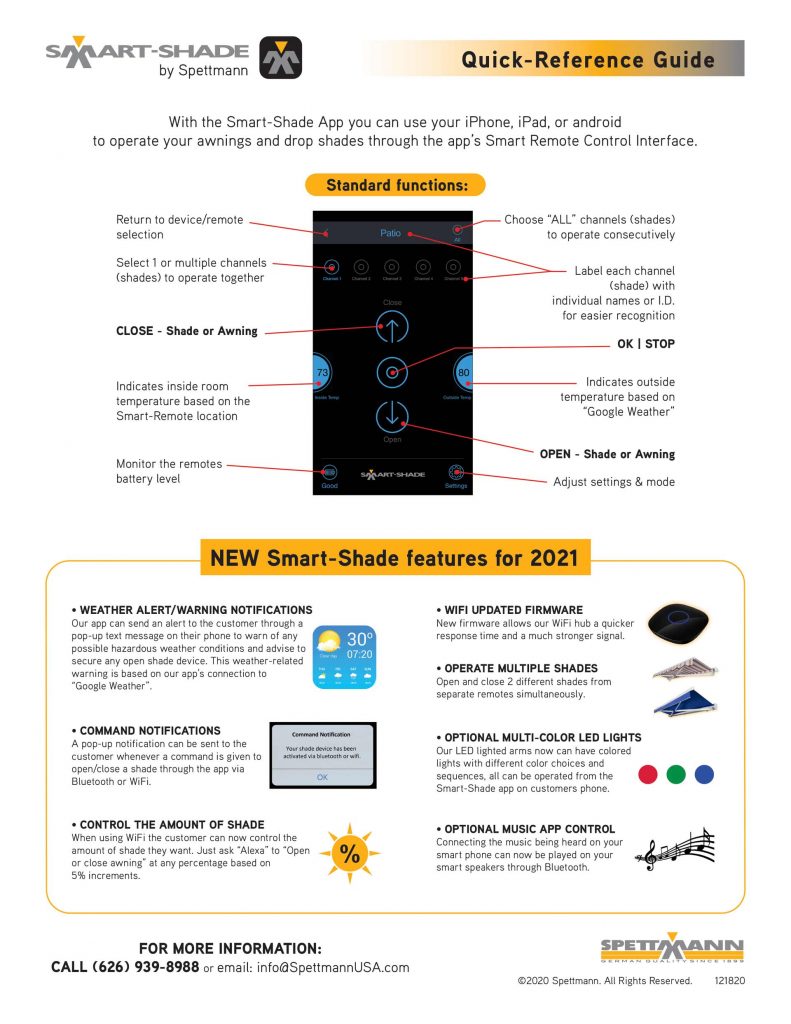 Smart-Shade – Spettmann USA